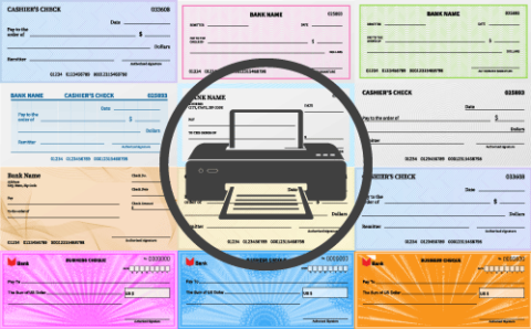 Check Printing Any Time, Any Printer. Own Design/Templates