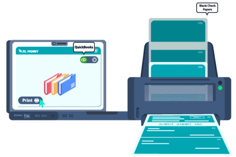 Print On Blank Check Using QuickBooks Check Printing Software