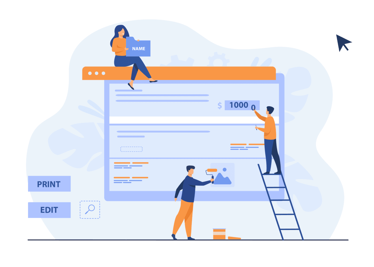 Write A Check Online Without Any Errors Print On Blank Paper