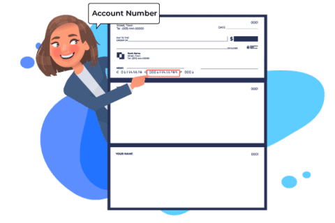 Routing and Account Number on Check